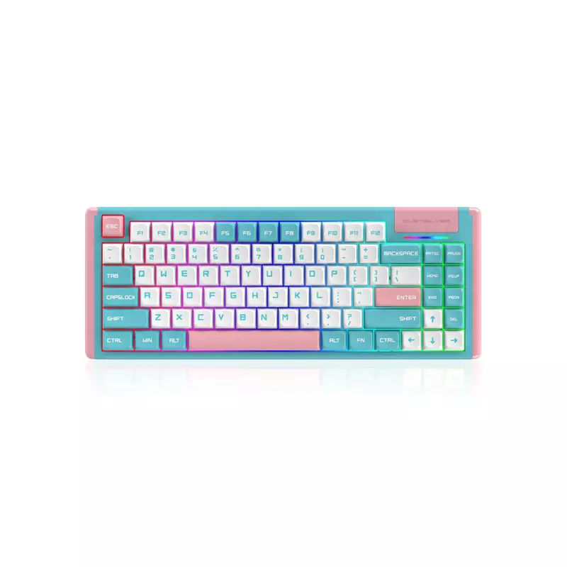 DUSTSILVER D84 BLUE PINK MILKSHAKE KAWAII KEYBOARD PRICE IN BD ...